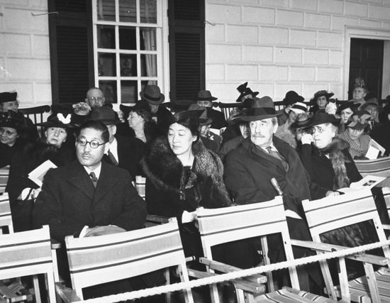 Ronald Lindsay His Wife R Sitting Editorial Stock Photo - Stock Image ...