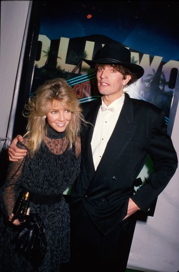 Actress Heather Locklear Husband Musician Tommy Editorial Stock Photo ...