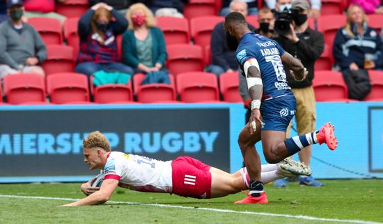 Louis Lynagh Harlequins Try 10 Minutes Editorial Stock Photo - Stock ...