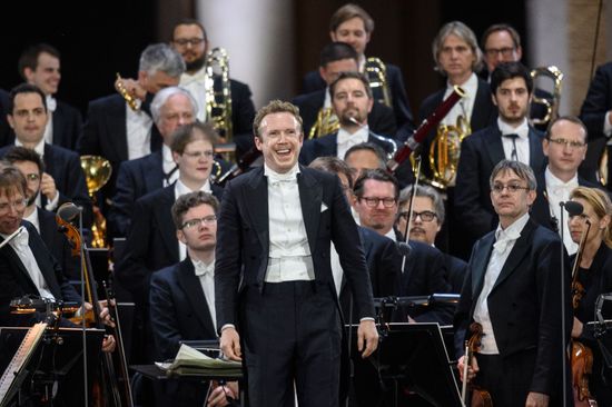 British Conductor Daniel Harding C Performs Editorial Stock Photo ...
