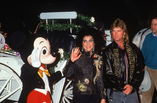Actress Elizabeth Taylor C Friend Larry Editorial Stock Photo - Stock ...