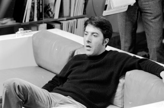 Actor Dustin Hoffman Sitting On Couch Editorial Stock Photo - Stock ...