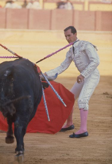 Spanish Bullfighter Luis Miguel Dominguin Making Editorial Stock Photo ...