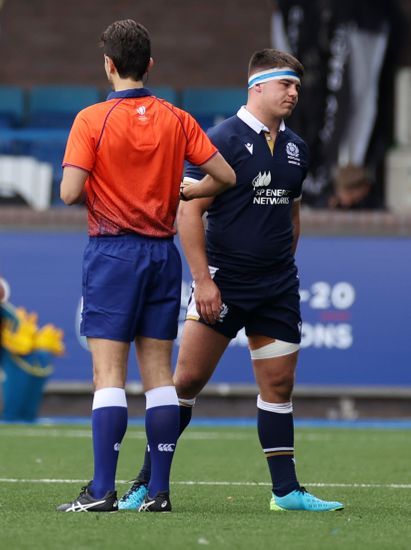 Harri Morris Scotland Given Red Card Editorial Stock Photo - Stock ...