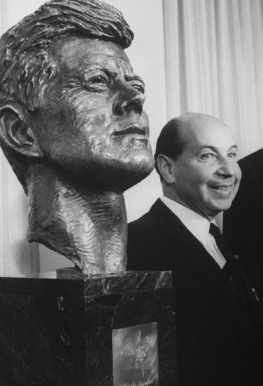Sculptor Felix W De Weldon L Editorial Stock Photo - Stock Image ...