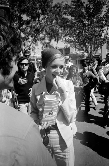 English Model Actress Twiggy Having Snacks Editorial Stock Photo ...