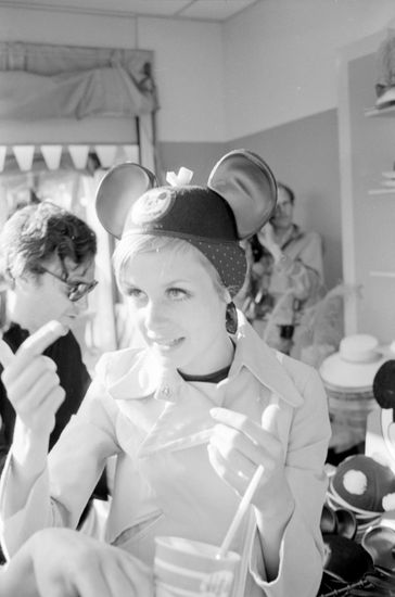 English Model Actress Twiggy Mickey Mouse Editorial Stock Photo - Stock ...