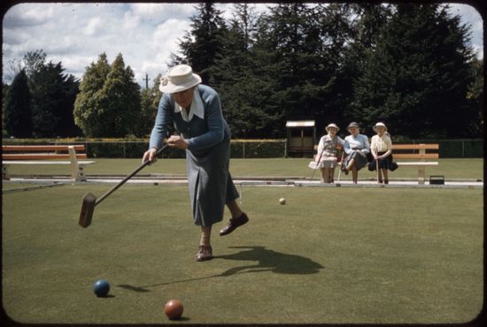 Melbourne 1956 Summer Olympics Croquet Played Editorial Stock Photo ...