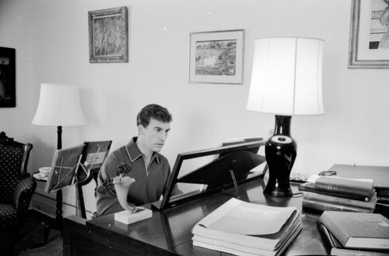 American Conductor Thomas Schippers Looking Sheet Editorial Stock Photo ...