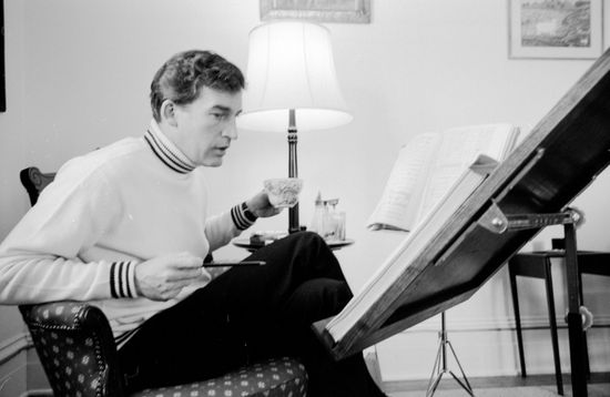 American Conductor Thomas Schippers Sitting On Editorial Stock Photo ...