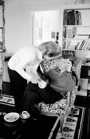 American Conductor Thomas Schippers Having Conversation Editorial Stock ...