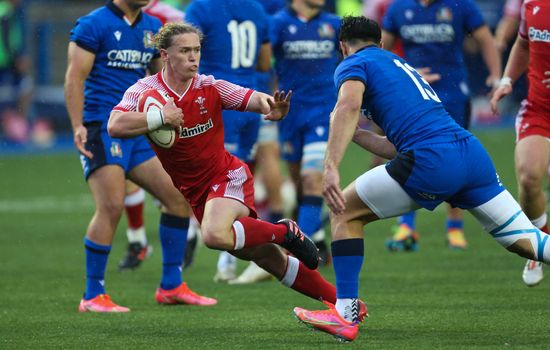 Harri Williams Wales Tackled By Tommaso Editorial Stock Photo - Stock ...