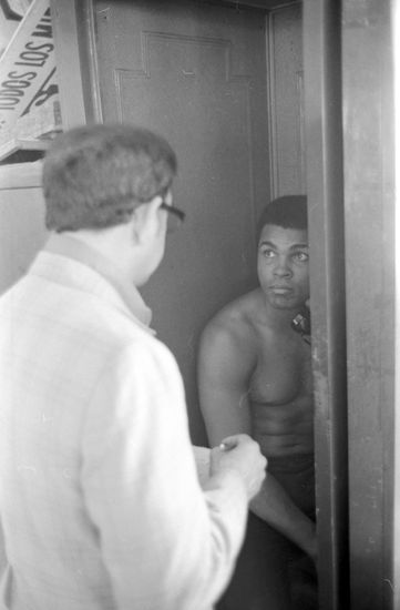 Professional Boxer Muhammad Ali Speaking On Editorial Stock Photo ...