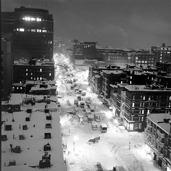 Snowstorm Story Blizzard Covers Streets Snow Editorial Stock Photo ...