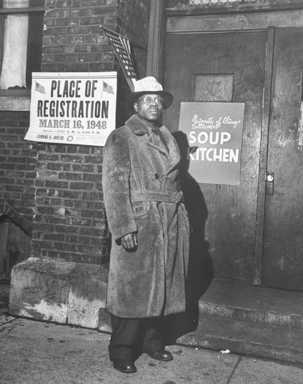 University Chicago Soup Kitchen During Meat Editorial Stock Photo ...