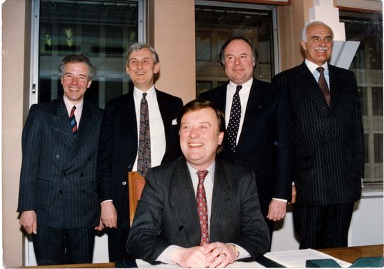 Kenneth Clarke Mp Politician 1992 Pictured Editorial Stock Photo ...