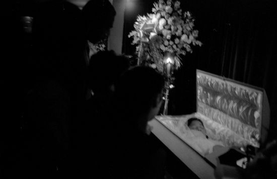 Gloomy Picture Group People Funeral Ortiz Editorial Stock Photo - Stock ...
