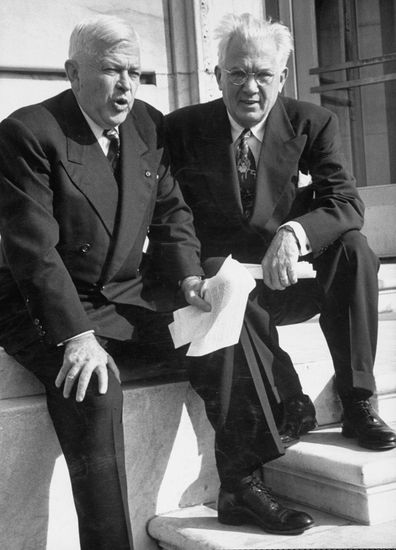 Charles Erwin Wilson L Sitting Next Editorial Stock Photo - Stock Image ...