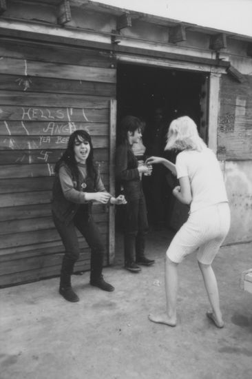 Picture Four Old Ladies Hells Angels Editorial Stock Photo - Stock ...