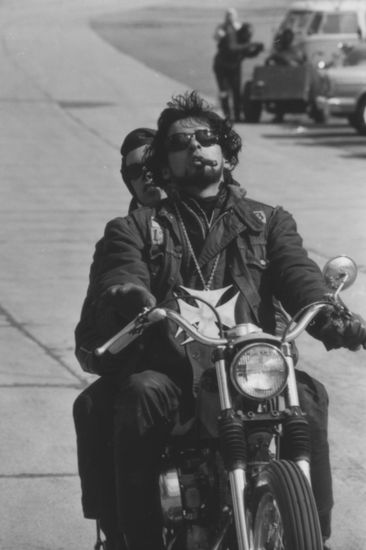 Hells Angels Member Buzzard Old Lady Editorial Stock Photo - Stock ...