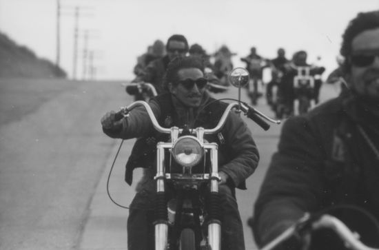 Hells Angels Members Riding Their Motorcycles Editorial Stock Photo ...