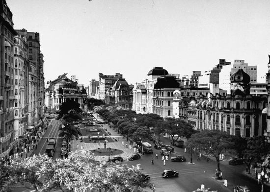 Aerial View Rio Street Rio City Editorial Stock Photo - Stock Image ...