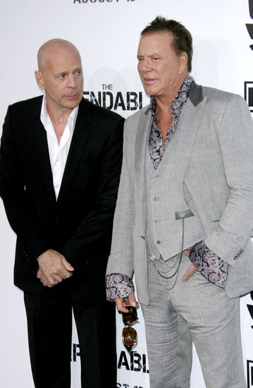 Bruce Willis Mickey Rourke Editorial Stock Photo - Stock Image ...