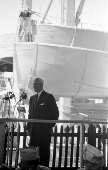 Senator Arthur V Watkins Standing Podium Editorial Stock Photo - Stock ...