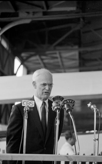 Senator Arthur V Watkins Standing Podium Editorial Stock Photo - Stock ...