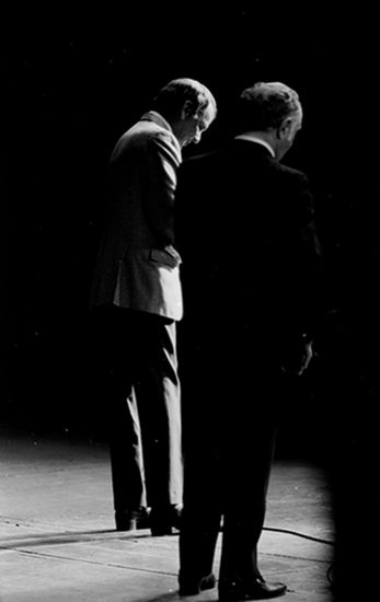 Singer Frank Sinatra Standing Unidentified Person Editorial Stock Photo ...