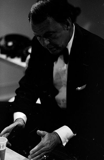 Closeup Singer Frank Sinatra Black Suit Editorial Stock Photo - Stock ...