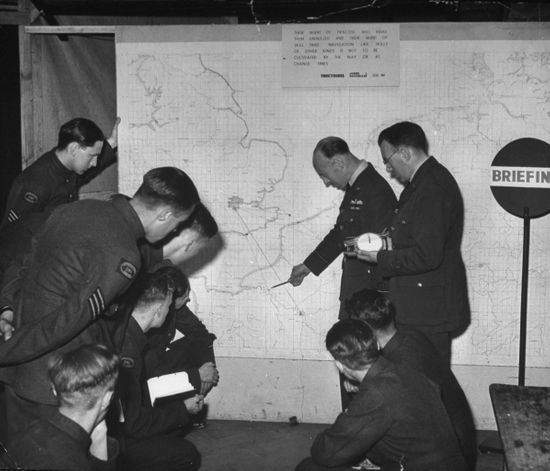 Man Pointing Map United Kingdom 1942 Editorial Stock Photo - Stock ...