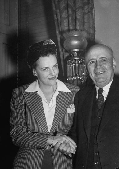 Mrs Helen Gahagan Douglas L Shaking Editorial Stock Photo - Stock Image ...