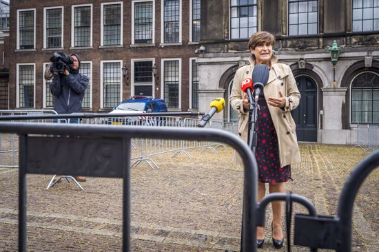 Party Leader Lilianne Ploumen Pvda Addresses Editorial Stock Photo ...