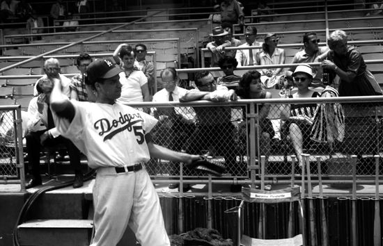 Comedian Actor Jerry Lewis Playing Baseball Editorial Stock Photo ...