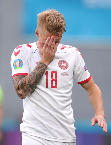 Daniel Wass Denmark Reacts During Uefa Editorial Stock Photo - Stock ...