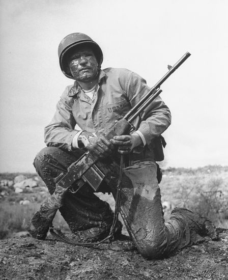 Soldier Carrying Rifle During Training San Editorial Stock Photo ...