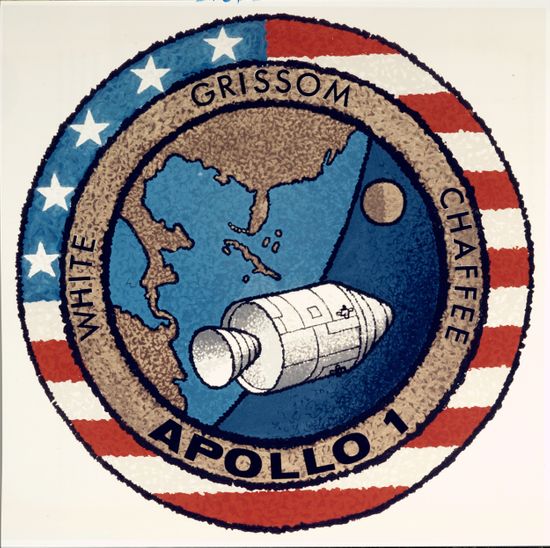 Insignia Illfated Nasa Apollo 1 Mission Editorial Stock Photo - Stock ...