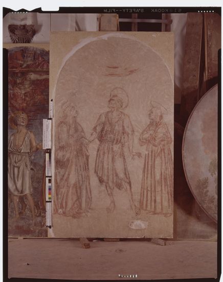 Italy Circa 1967 Sinopia Drawing On Editorial Stock Photo - Stock Image ...