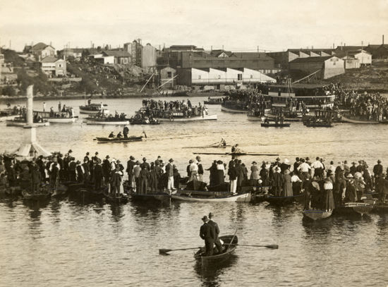 Sculling Race Between Ernest Barry Died Editorial Stock Photo - Stock ...