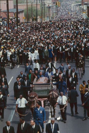 Martin Luther King Jrs Casket Loaded Editorial Stock Photo - Stock ...