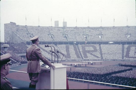 Adolf Hitler Standing Podium During May Editorial Stock Photo - Stock ...