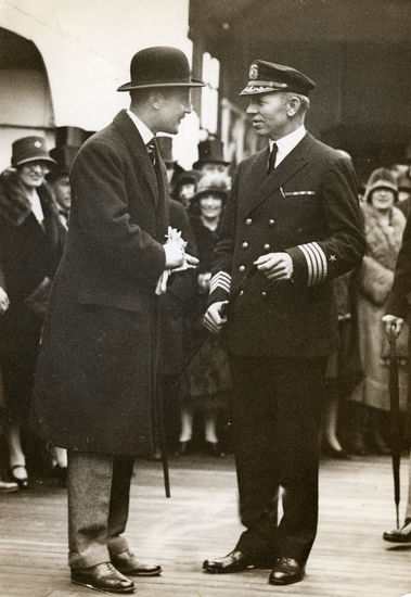 Lord Apsley Presents Cpt Fried Walking Editorial Stock Photo - Stock ...