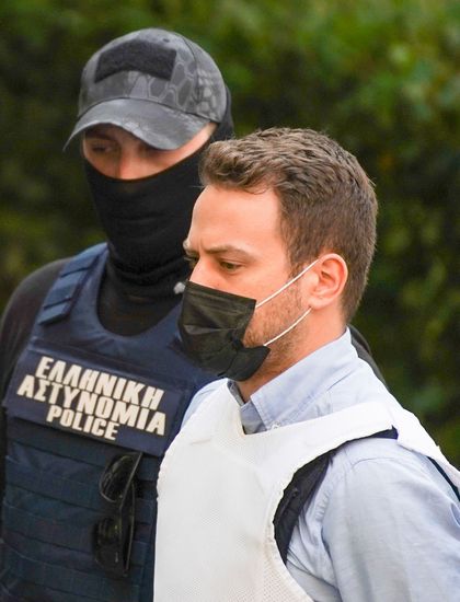 Babis Anagnostopoulos Leaves Court Escorted By Editorial Stock Photo ...