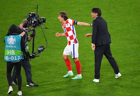 Luka Modric C Croatia Croatias Head Editorial Stock Photo - Stock Image ...