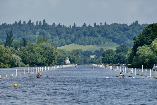 Rowers On Henley Regatta Course Sunshine Editorial Stock Photo - Stock ...