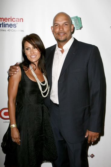 David Justice Wife Rebecca Villalobosjustice Editorial Stock Photo ...