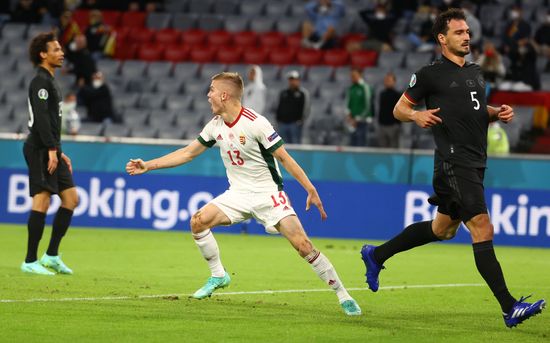 Andras Schafer C Hungary Celebrates Scoring Editorial Stock Photo ...