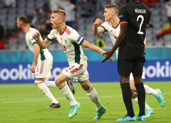 Andras Schafer 2l Hungary Celebrates Scoring Editorial Stock Photo ...