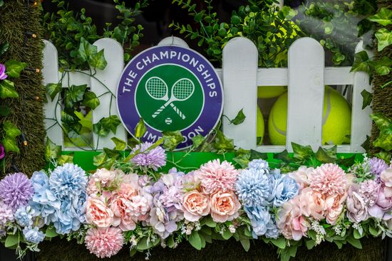 Wimbledon Village Decorations Start Go Sw19 Editorial Stock Photo ...